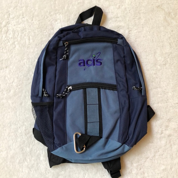 Bags | New Acis Blue Backpack | Poshmark